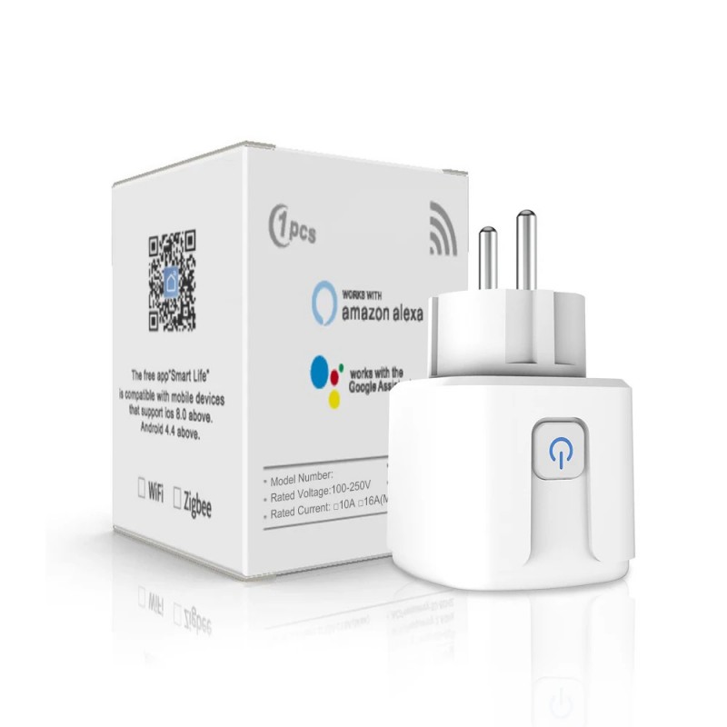 Priza Inteligenta, Compatibila Wifi, Tuya/Alexa, 20A | Zutech.ro